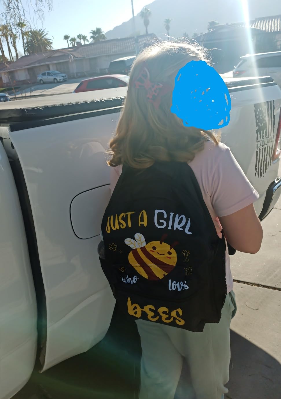 Amazon.com | CUSPCOD Personalized Bee Backpack for Girls Boys, 16 Inch ...