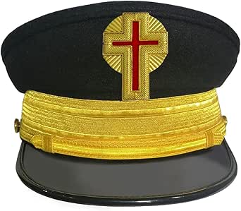 Amazon.com: BRICKS MASONS Knights Templar Dress/Military Fatigue Caps ...
