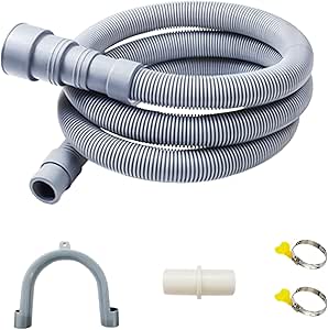 10 Feets Universal Washing Machine Drain Hose Flexible Dishwasher Drain ...