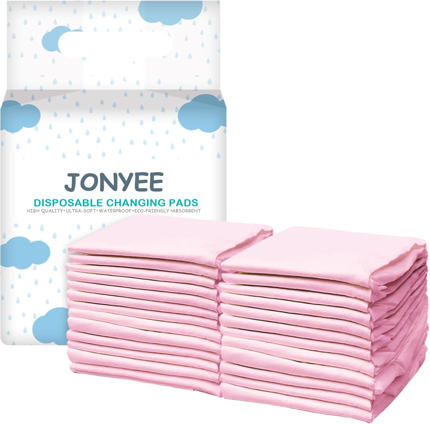 Amazon.com: JONYEE Basics Dog and Puppy Pee Pads with 4-Layer Leak ...