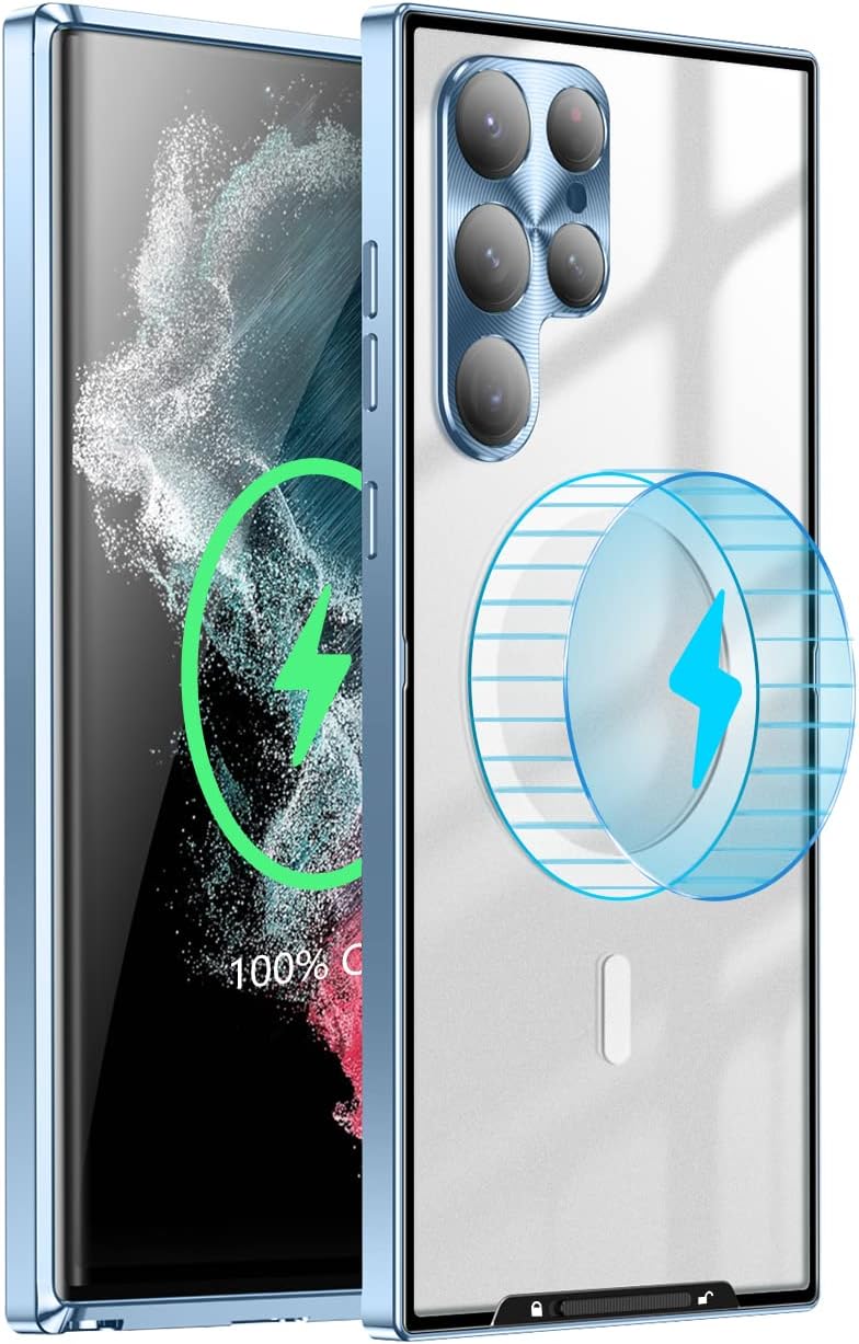 Buy Samsung Galaxy S22 Ultra 5G 6.8 Metal Case - Compatible with ...
