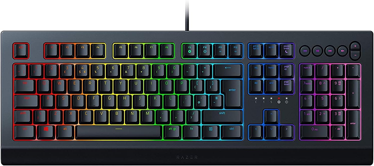 Razer Cynosa V2 - Membrane Gaming Keyboard (Keyboard with Soft Spring ...