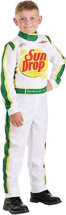 Amazon.com: Dale Earnhardt Jr Sundrop NASCAR Costume -|Youth Racing ...