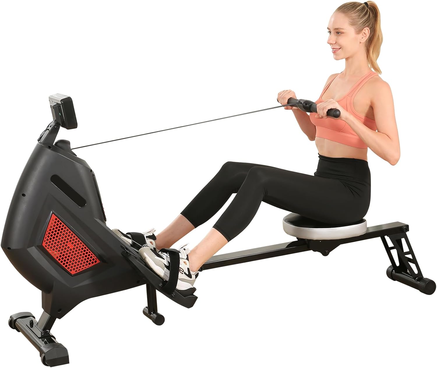 Amazon.com : Rowing Machine Folding Magnetic Air Rowing Machines ...