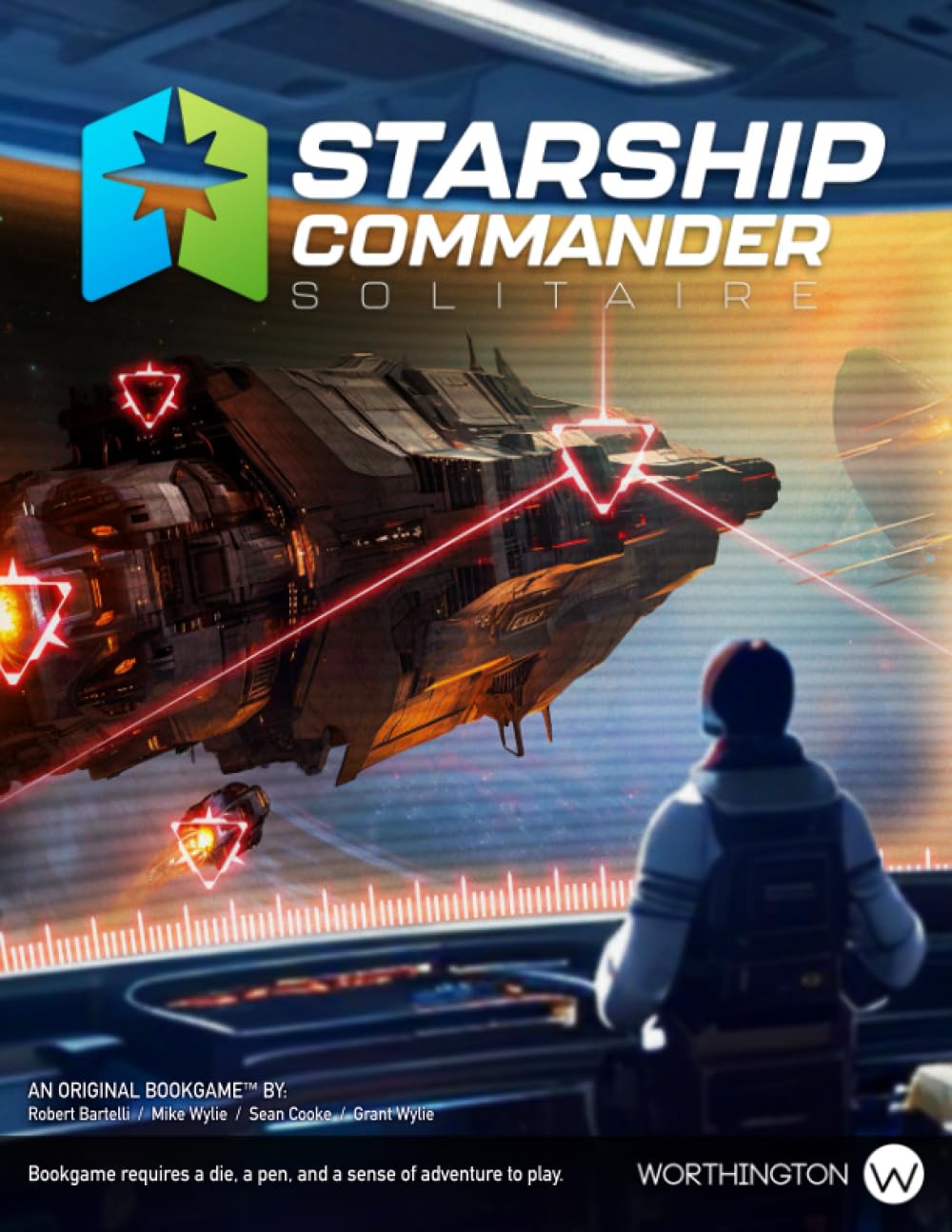 Starship Commander Solitaire (Original Bookgames): Wylie, Mike, Cooke ...