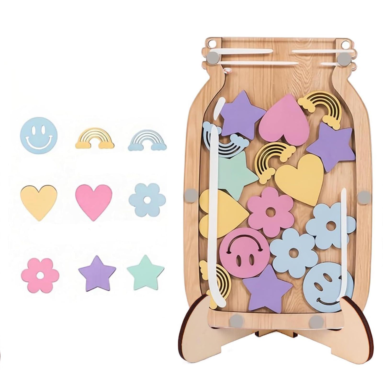 WPNCYK Reward jar, reward jars for children, reward chart, star chart ...