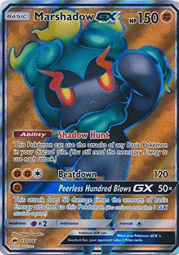 Pokemon - Marshadow GX - 137/147 - Full Art Ultra Rare: Amazon.de ...