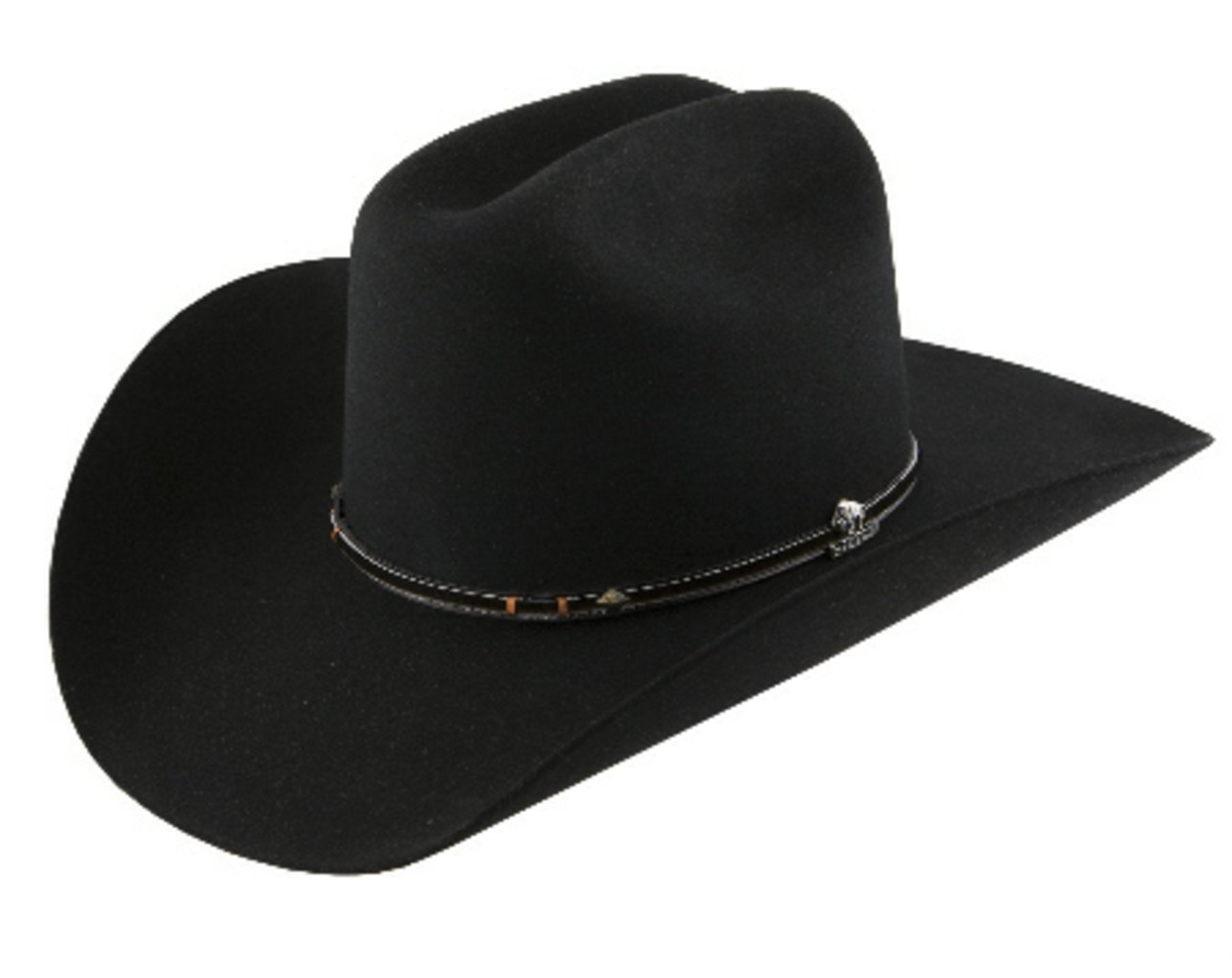 Snapklik.com : Powder River 4X Buffalo Felt Cowboy Hat Black
