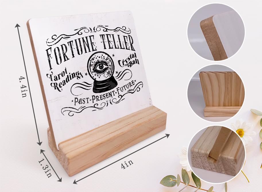 Vintage Fortune Teller Sign Painted Onto Ply Board She Large
