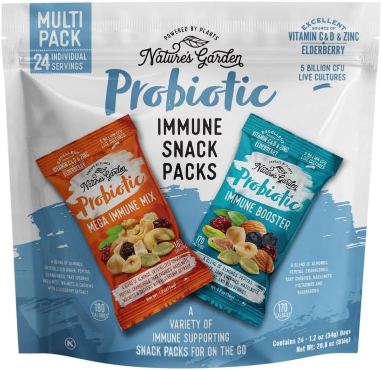 Amazon.com: Generic Nature's Garden Probiotic Immune Snack Packs - 28.8 ...