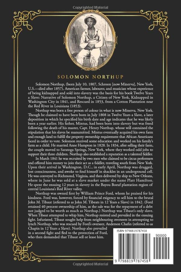 Snapklik.com : Twelve Years A Slave: By Solomon Northup