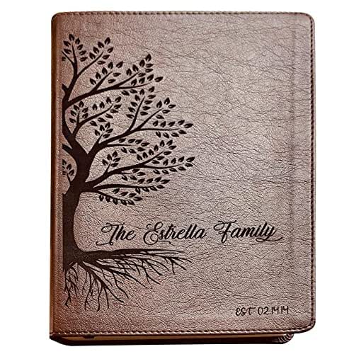 Amazon.com: Personalized Family Bible | Custom ESV Family Tree Study ...