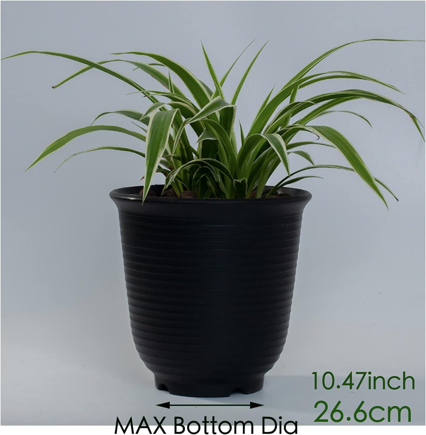FREEGDN Plant Saucer 3Pcs Plastic Plant Pot Saucers Trays Indoor ...
