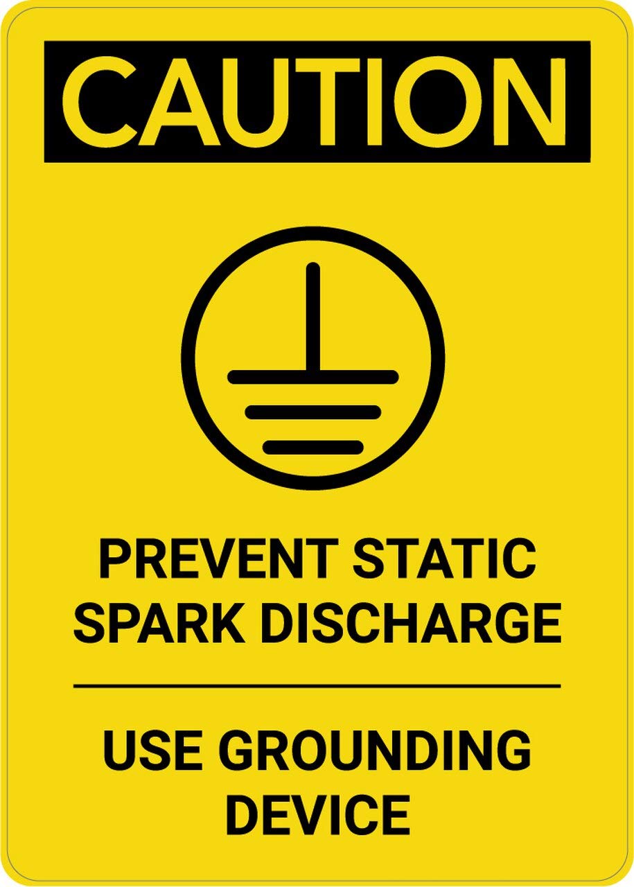 Buy Prevent Static Spark Discharge Use Grounding Device with Graphic ...