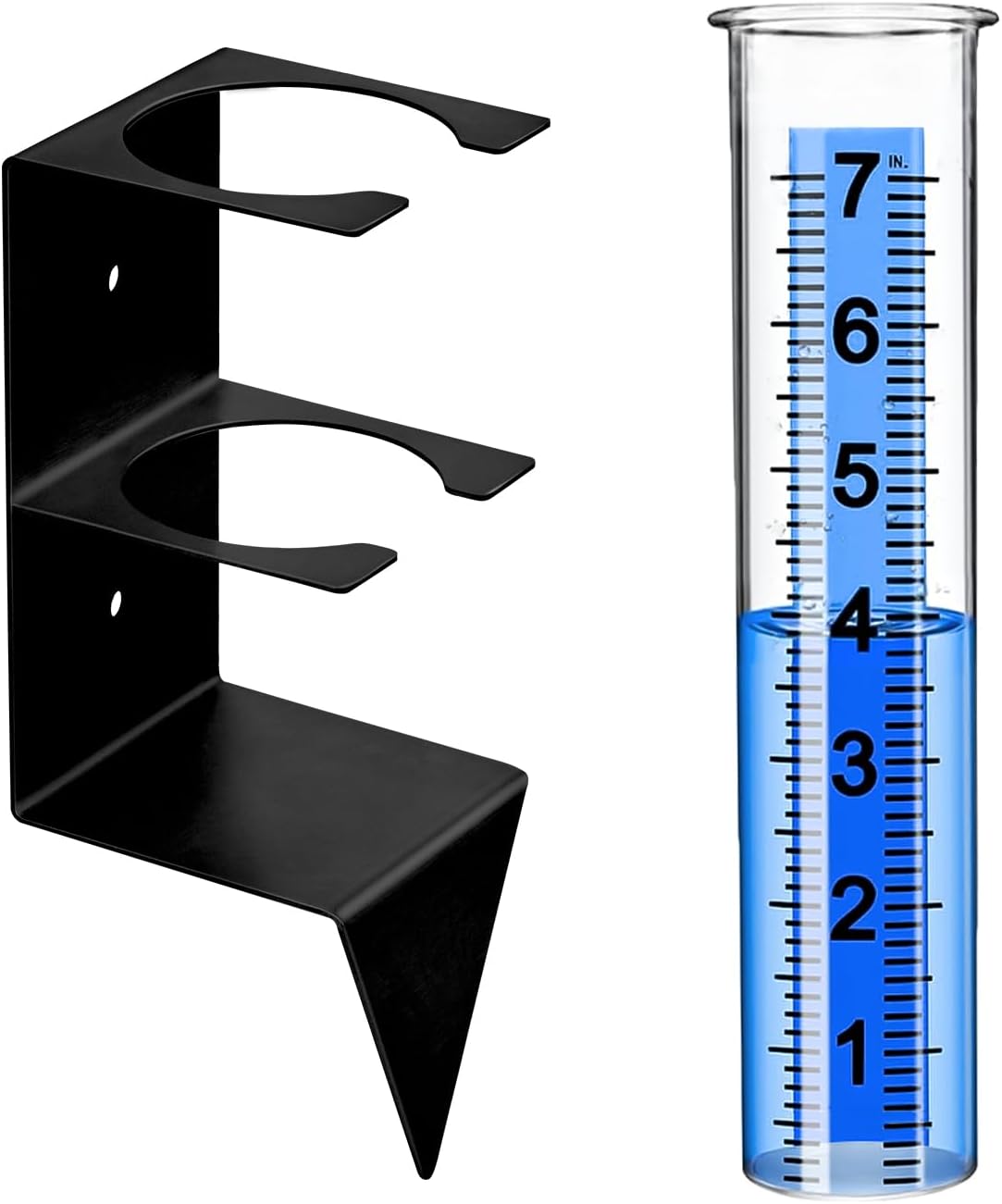 Amazon.com : Rain Gauge Outdoor,7" Capacity Rain Gauge Outdoors Best ...