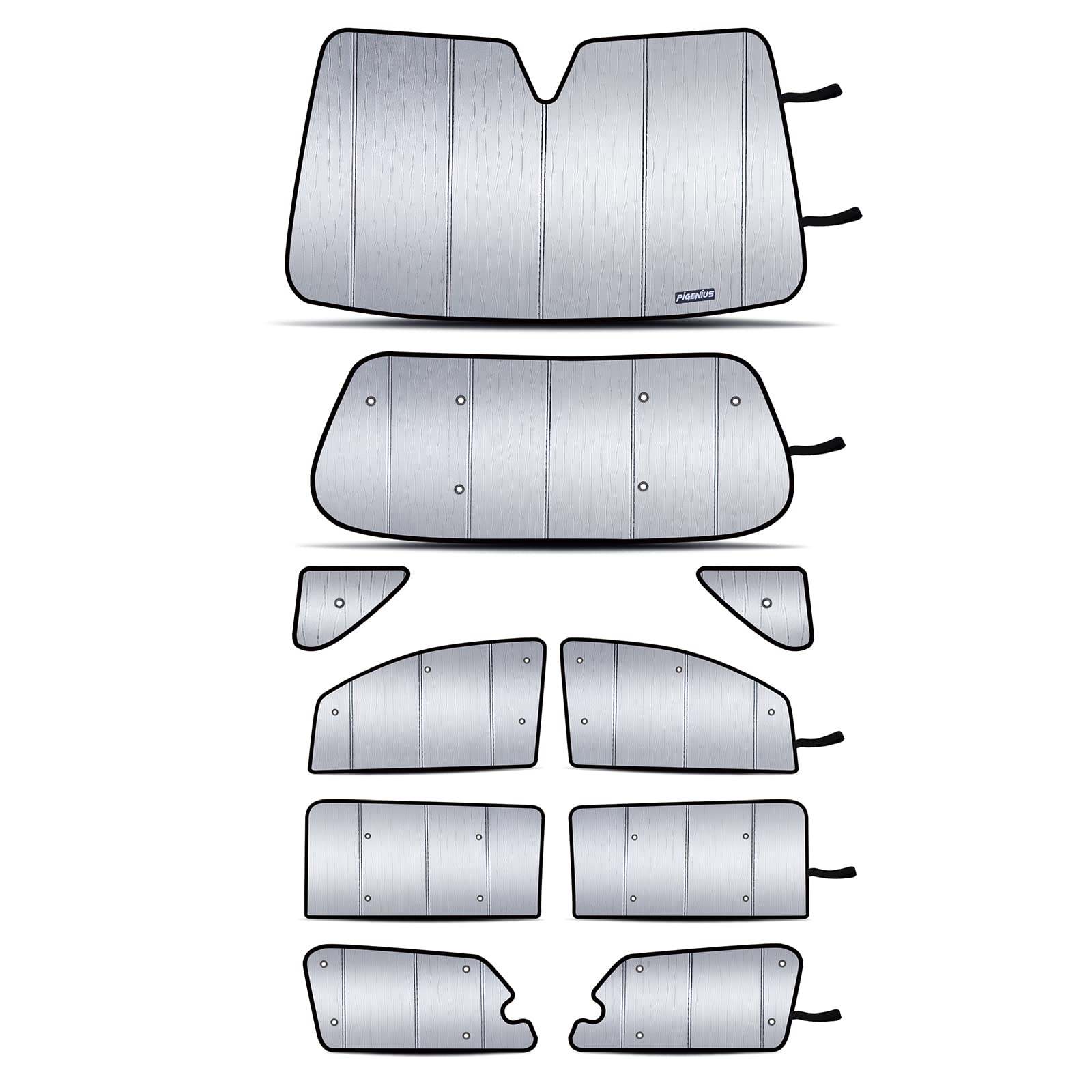 Pigenius Window Sun Shade for 2011-2020 Toyota Sienna, Premium Folding ...