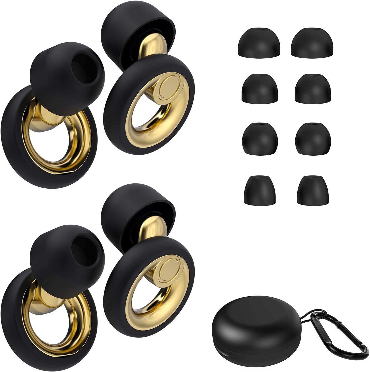 Amazon.com: JUSTRVN Ear Plugs for Sleeping, 2 Pairs of Reusable ...