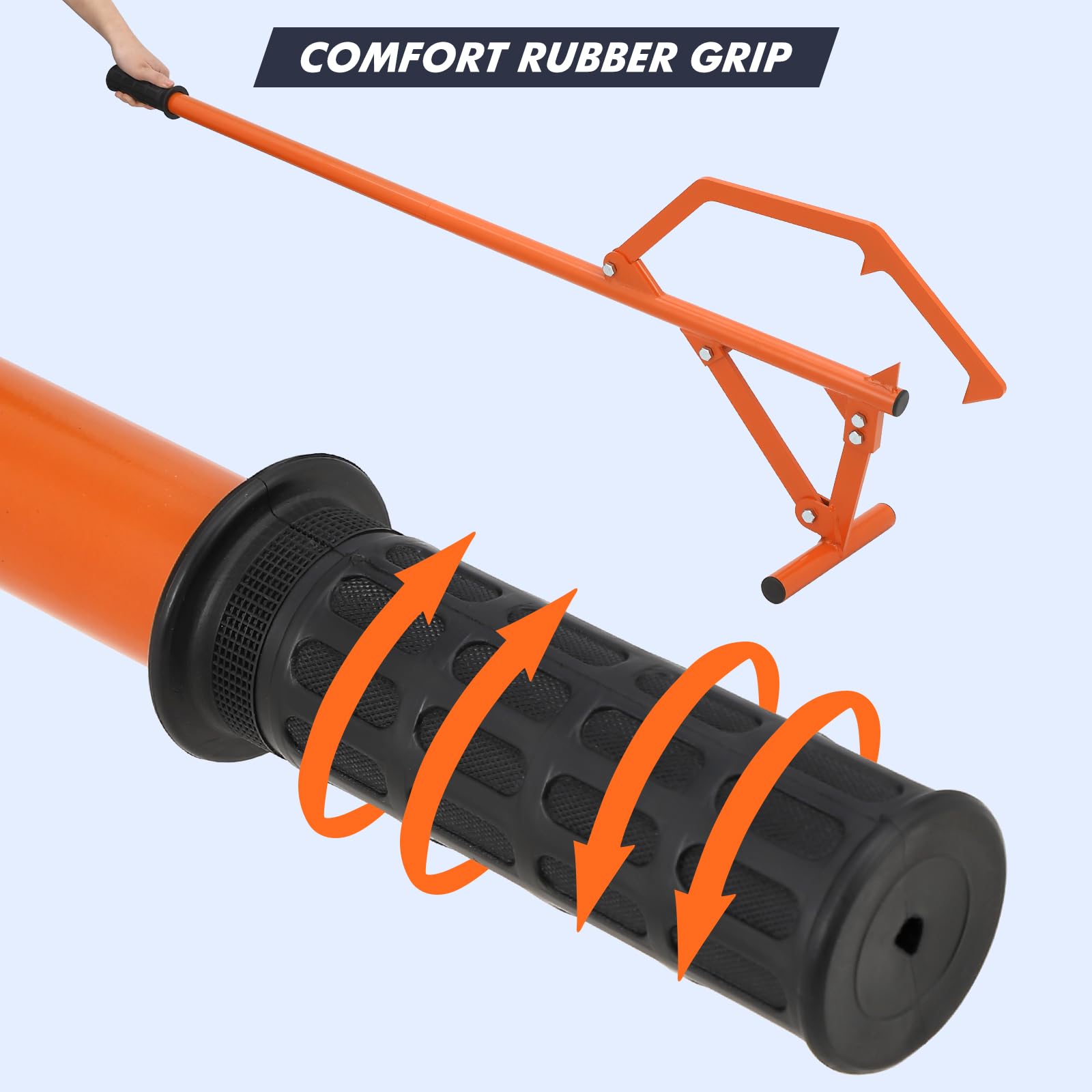 Snapklik.com : Garvee 51"" Timberjack Log Lifter, Adjustable Log Roller ...