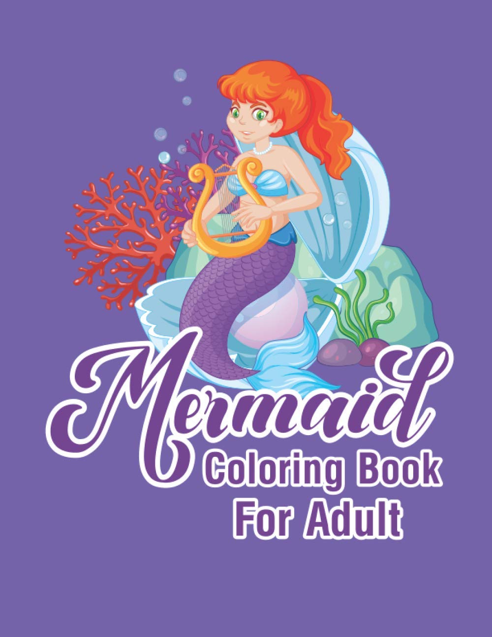 Mermaid Coloring Book Mermaids Coloring Book Little Mermaid Book Little ...