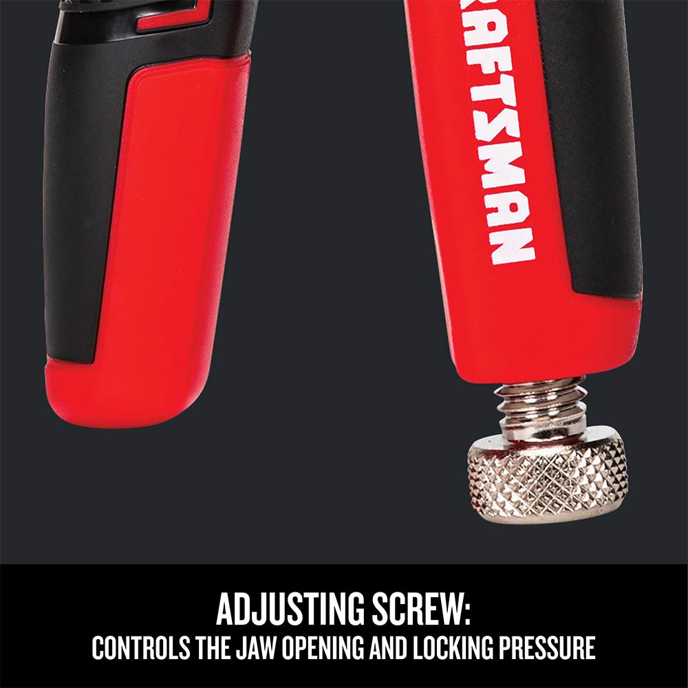 Snapklik.com : CRAFTSMAN Locking Pliers, Straight Jaw, 10-Inch