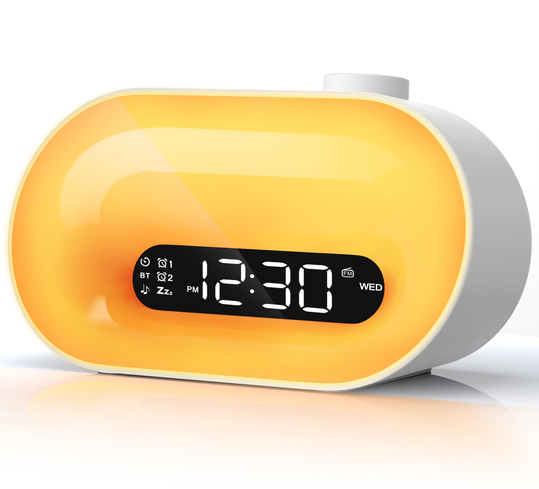 Amazon.com: Sunrise Alarm Clock Wake Up Light for Kids Bedroom, Heavy ...