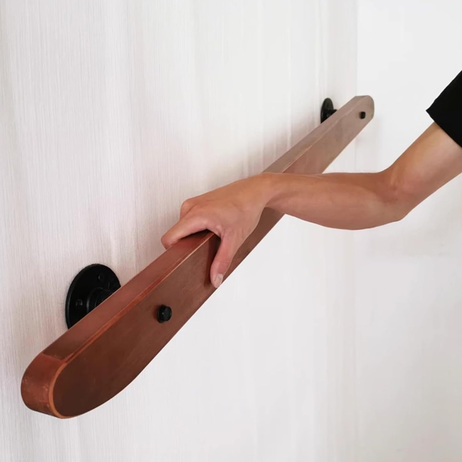 Wooden Hand Rails for Indoor Stairs 6 Ft 10 Ft 12 Ft 16 Ft, Home Wall ...