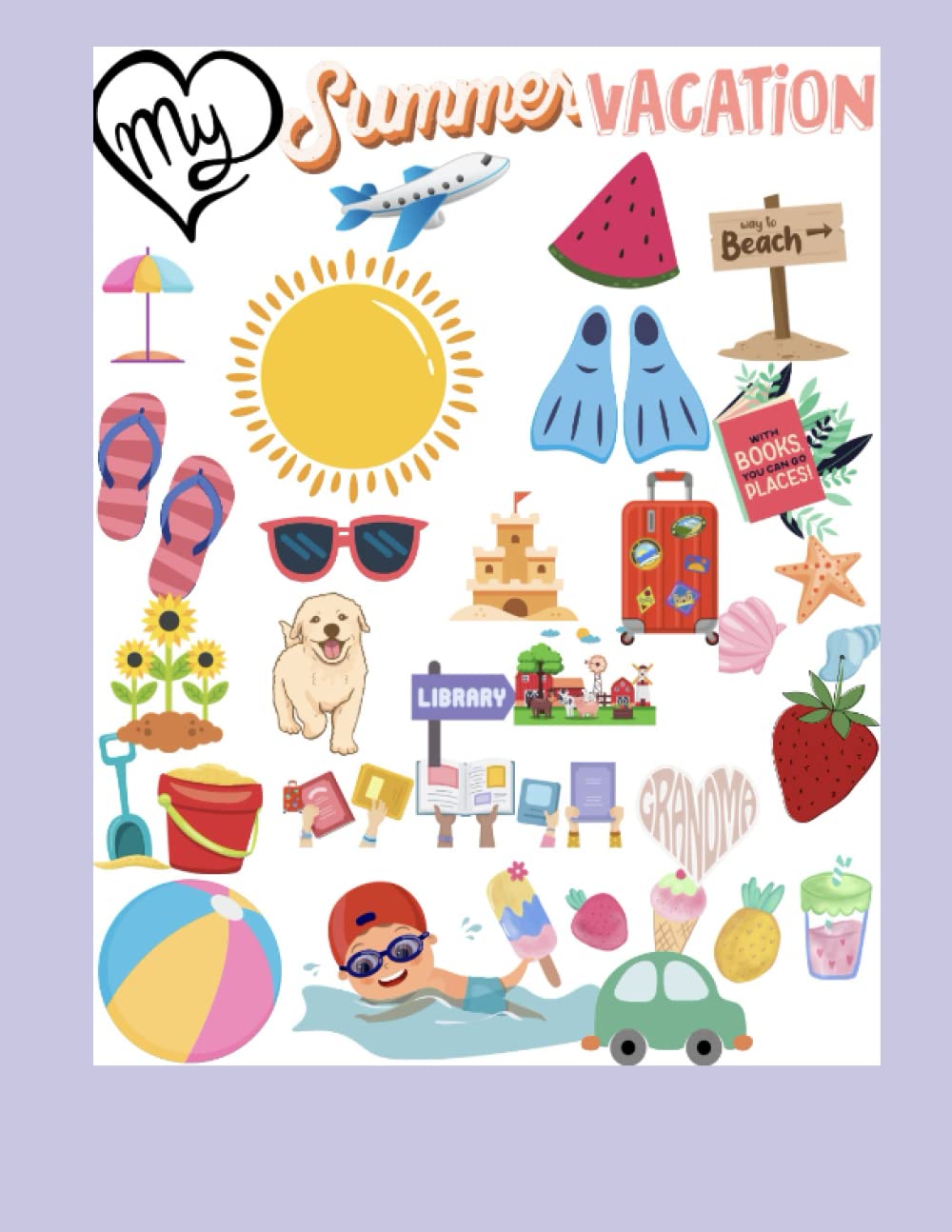 My Summer Vacation: A Memory Book for Kids: Burke, Gigi: Amazon.com: Books
