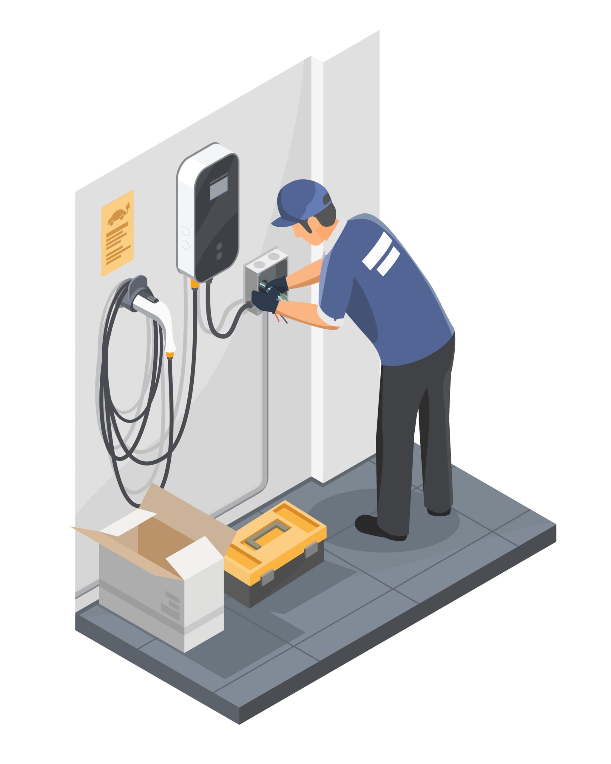 VORSPRUNG® Alpha Max 7.4kW EV Charger | WiFi, Ethernet & RFID | Type 2 ...