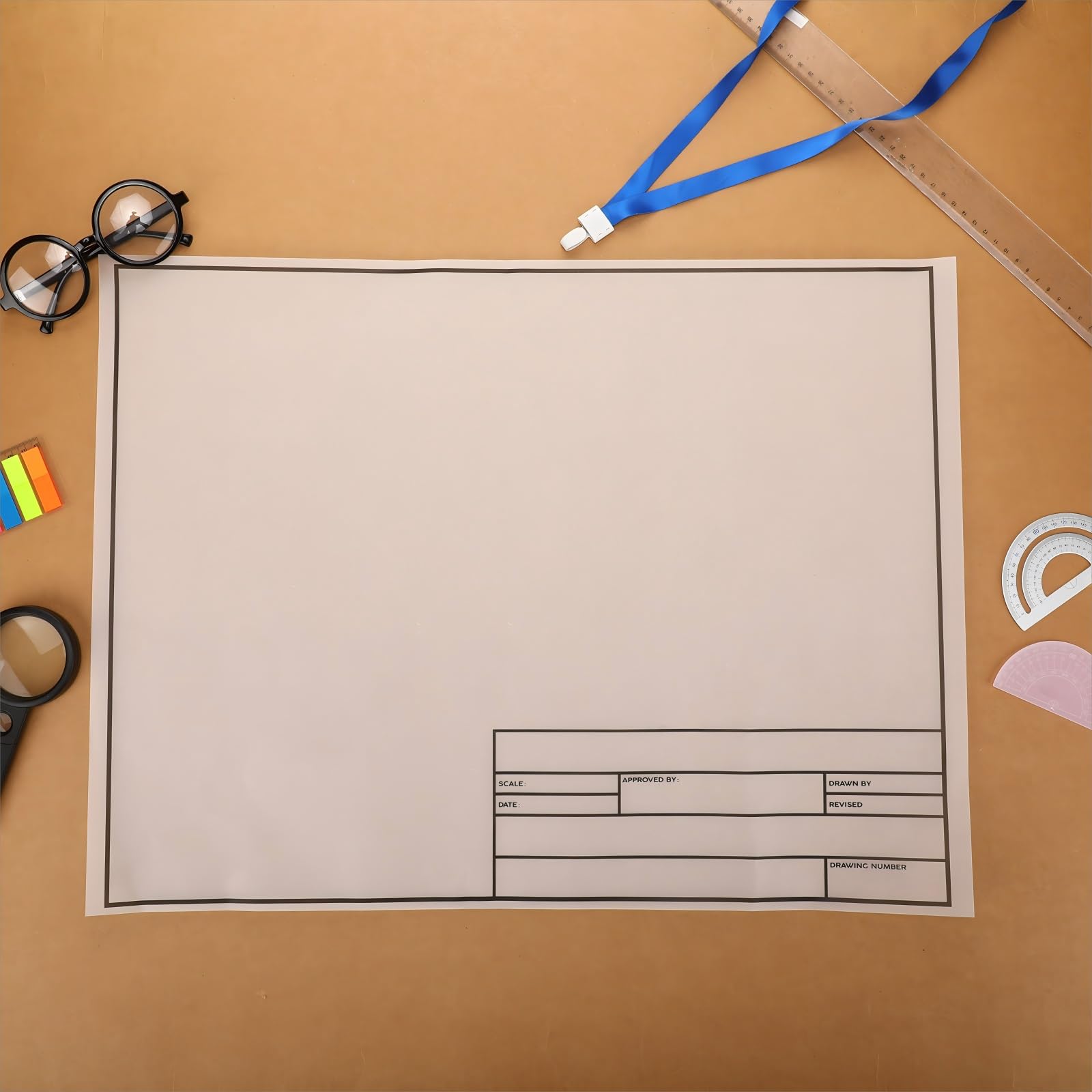 Gilprop Architectural Vellum Paper 24x36 Tracing Sheets 10 Sheets ...