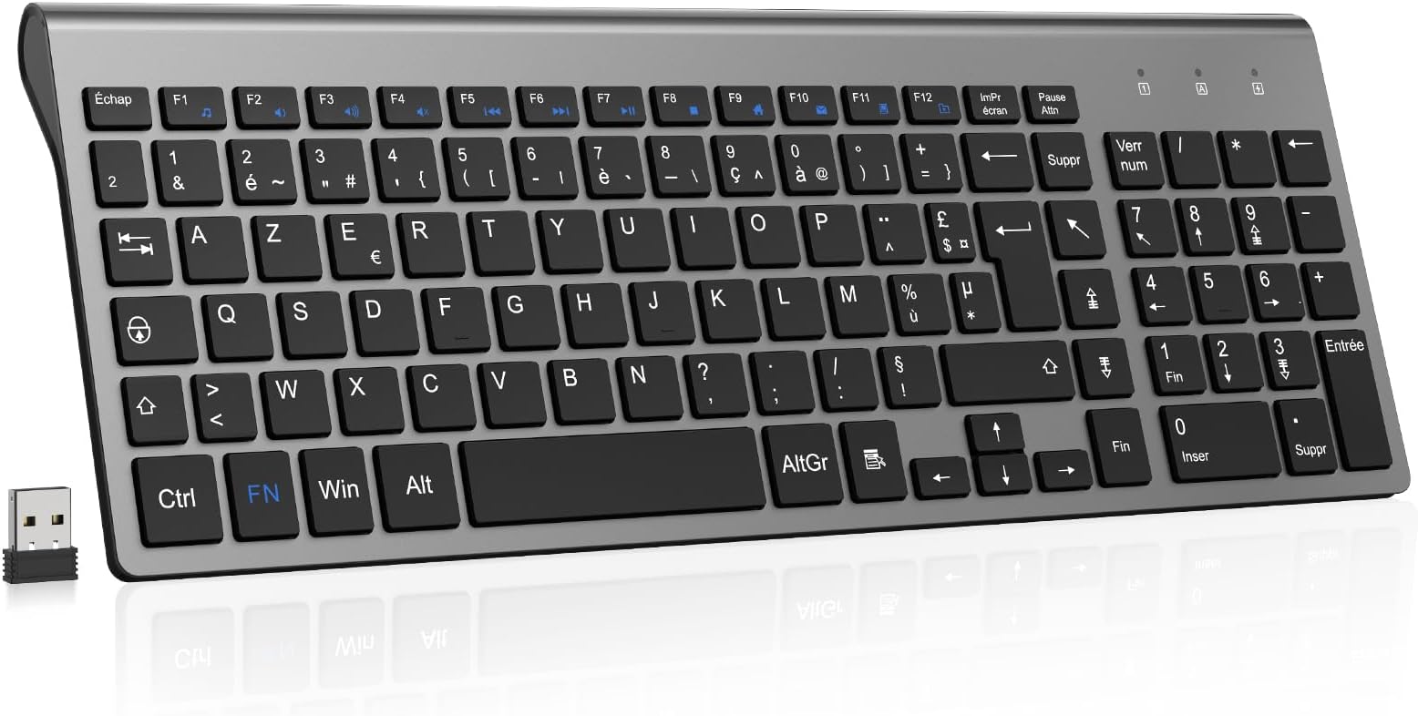 T'nB - Clavier sans Fil Français AZERTY, Connexion Bluetooth ...