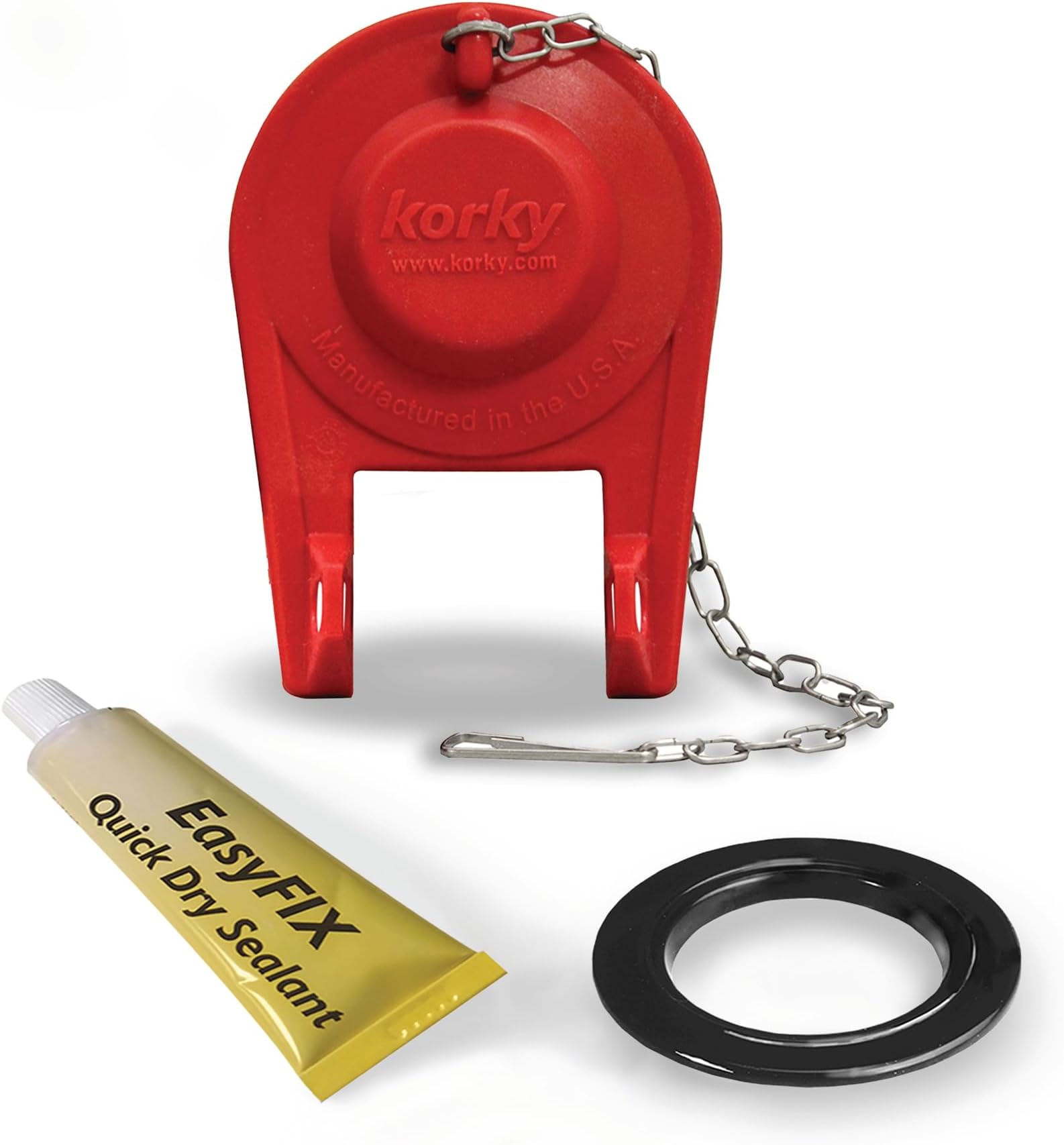Korky 100 Ultra High Performance Universal 2" Flapper, (Pack of 2 ...