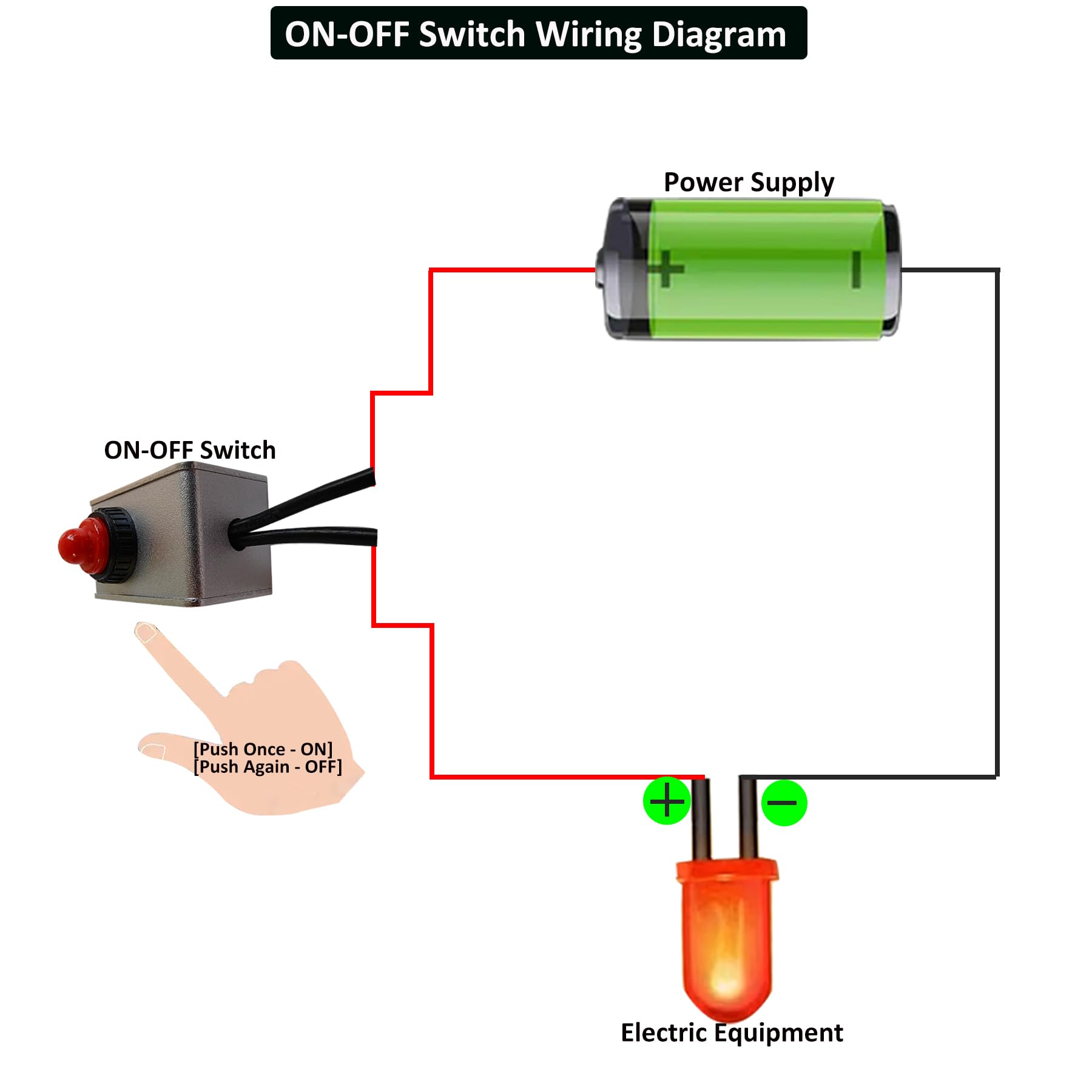 Snapklik.com : Mini ON/Off Push Button Switch