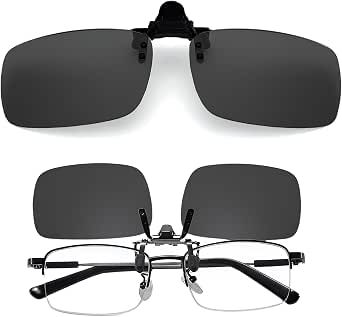 Amazon.com: Dedoda Clip on Polarized Night Vision Driving Glasses Flip ...