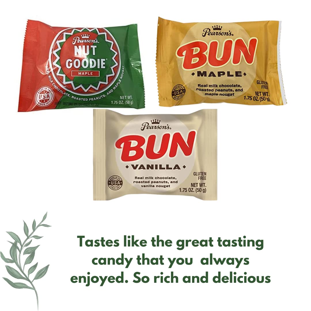 Snapklik.com : Maple Bun Candy, Nut Goodies Cluster Bar, Vanilla Nougat ...