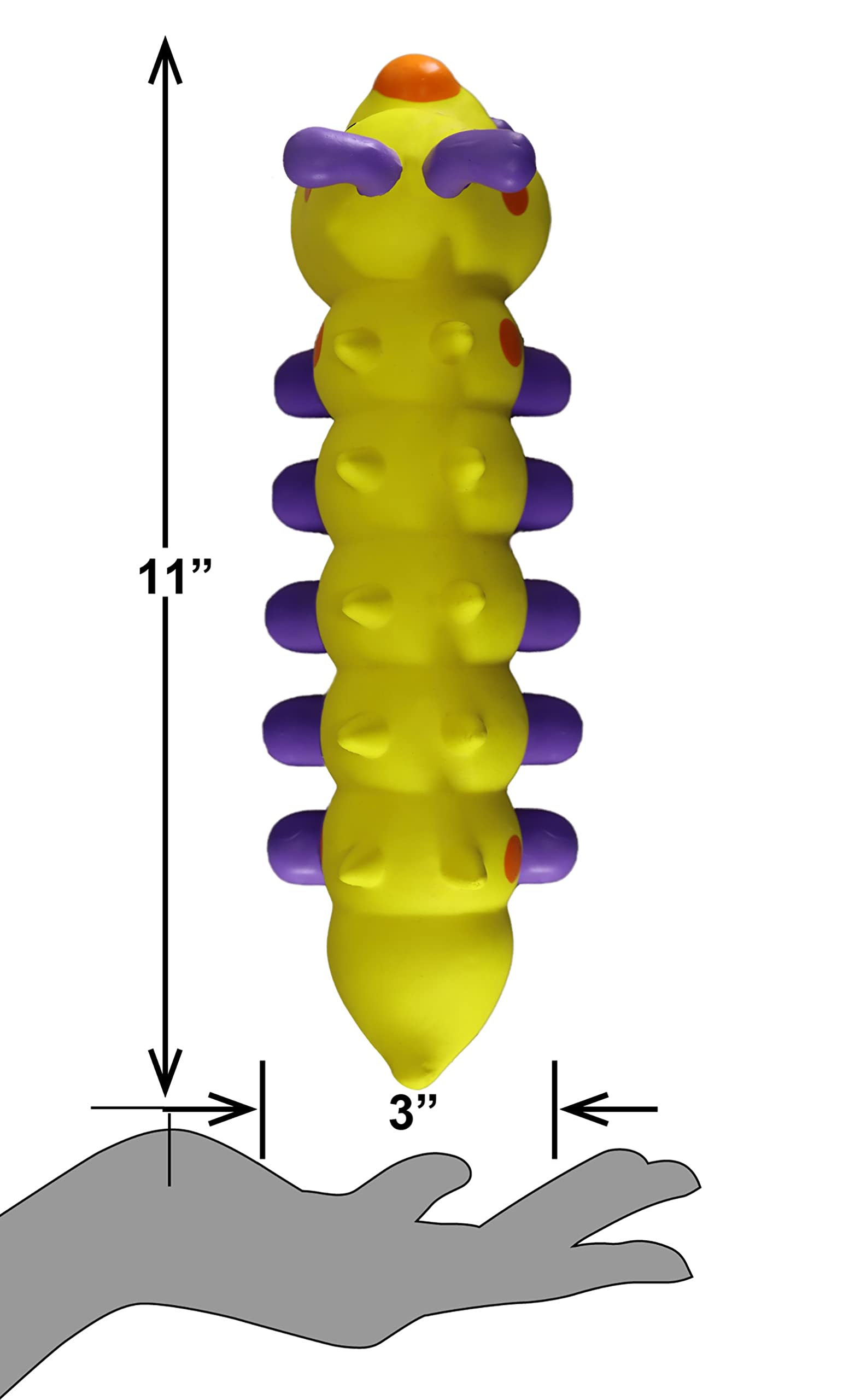 Snapklik.com : PetSport Naturflex Large Caterpillar Latex Dog Chew ...