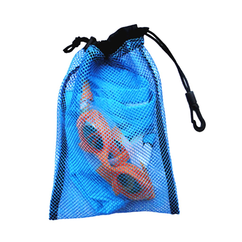 KAZRU 2 Pieces Snorkel Scuba Dive Swim Mask Fins Flippers Storage Mesh ...