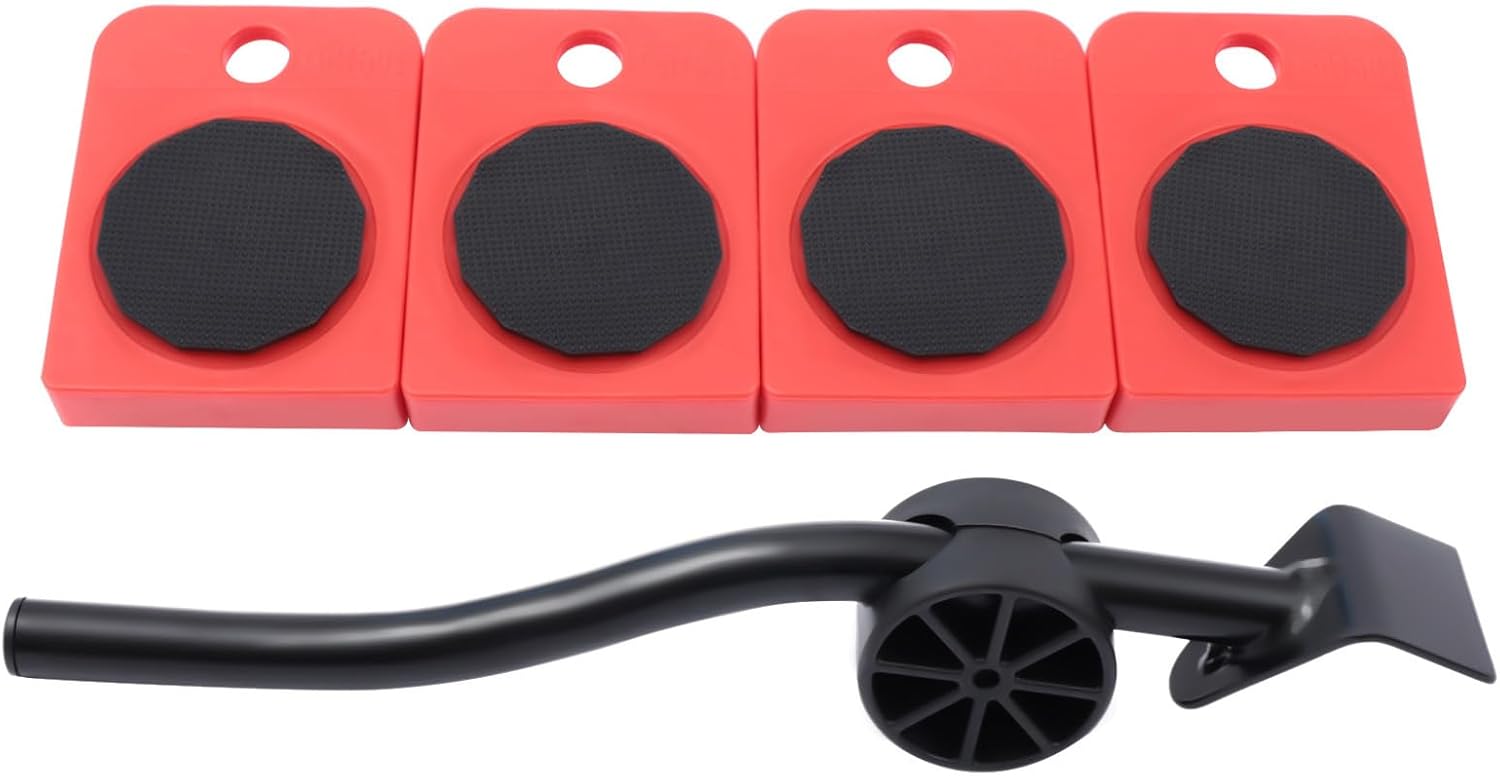 KONKENIE 4Pcs/Set Furniture Lifter 440lbs Rectangular Lifting Moving ...