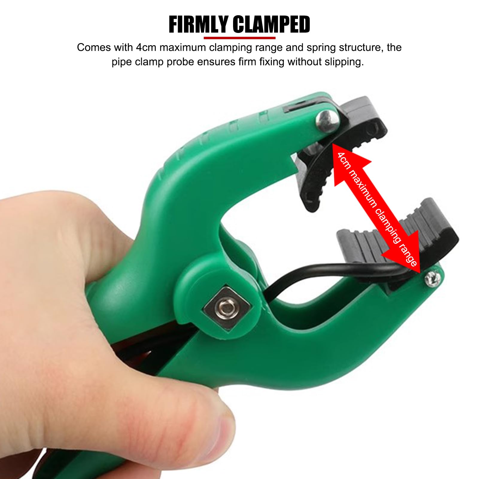 Snapklik.com : EVTSCAN Type K HVAC Temperature Pipe Clamp, Up To 25mm ...