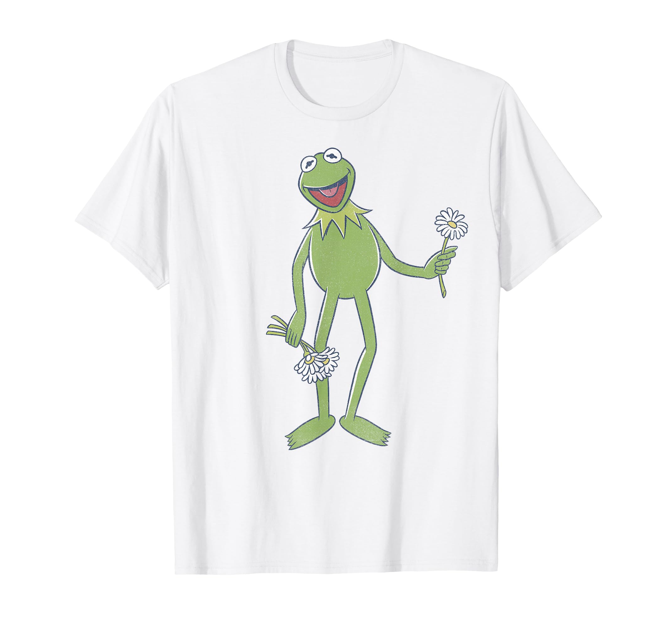 Amazon.com: Disney The Muppets Kermit The Frog Portrait T-Shirt ...