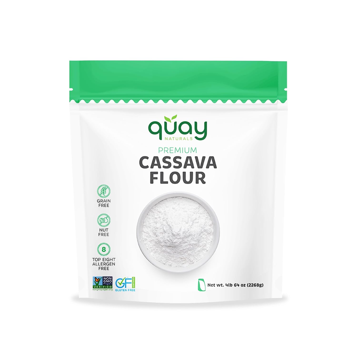 Amazon.com : Cassava Flour - Gluten Free & Grain-Free Flour for Baking ...
