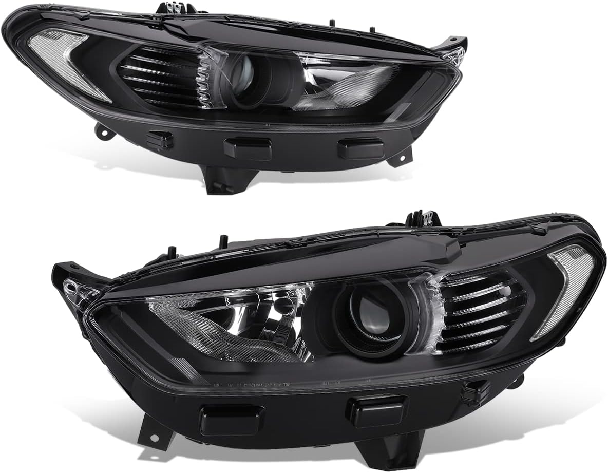 Amazon.com: 2PCS LED Headlight Assemblies For Ford Fusion 2017-2019 LED ...
