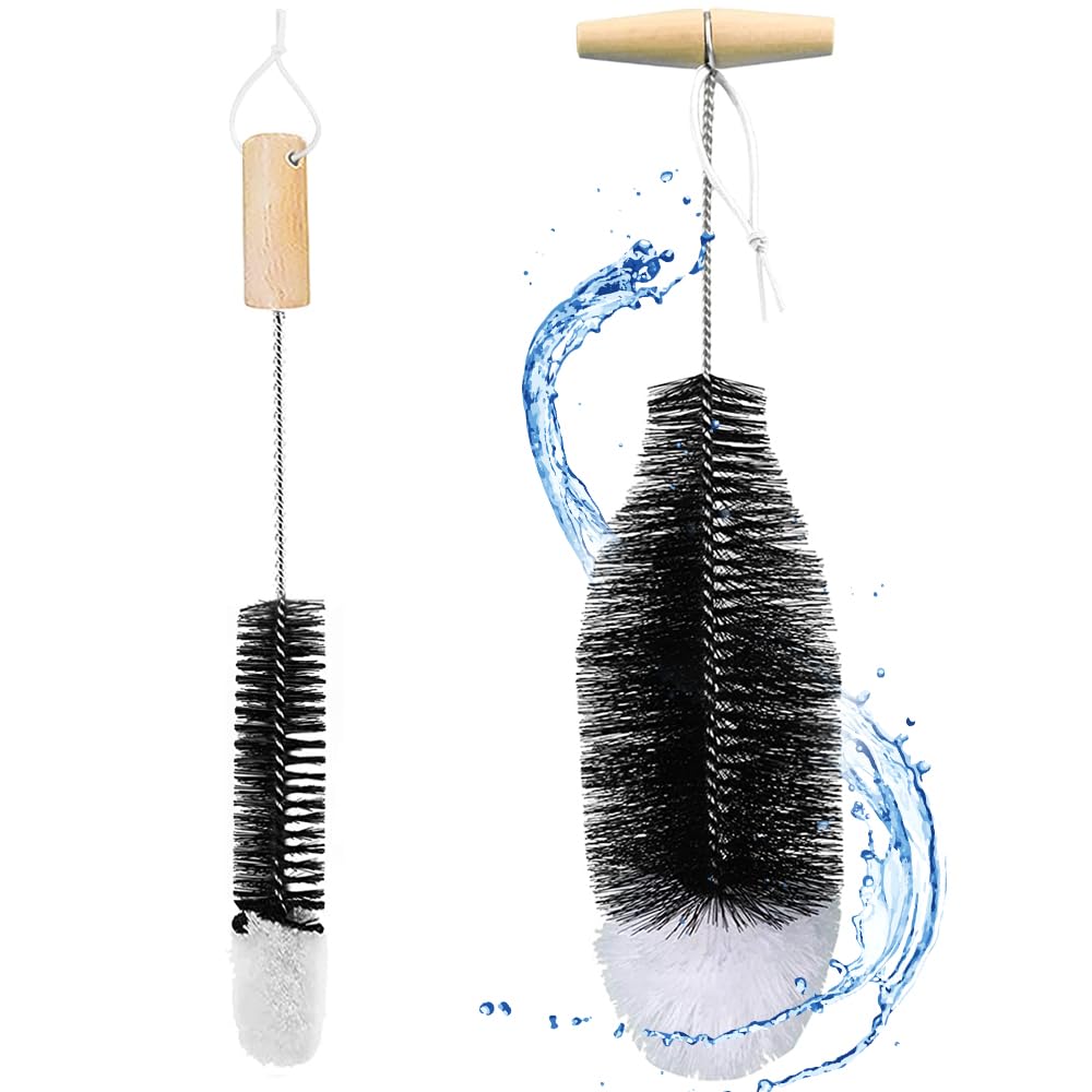 Amazon.com: Bottle Brush for Soda Glass Bottles, Gentle & Scratch-Free ...