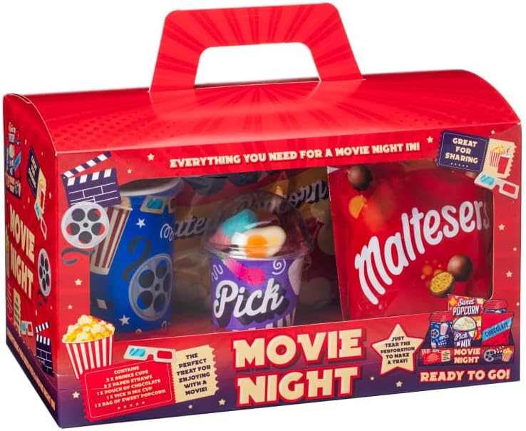 Movie Night Sweets & Chocolate Box 376g - The Perfect Treat For ...