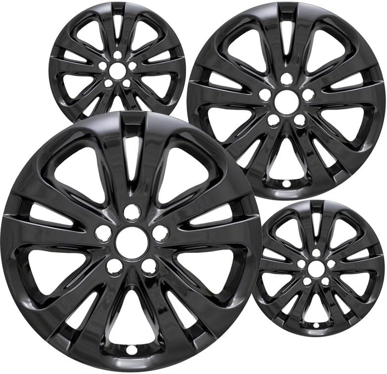 Amazon.com: Upgrade Your Auto 17" 4pc Chrome Wheel Skins (Set of 4) for ...