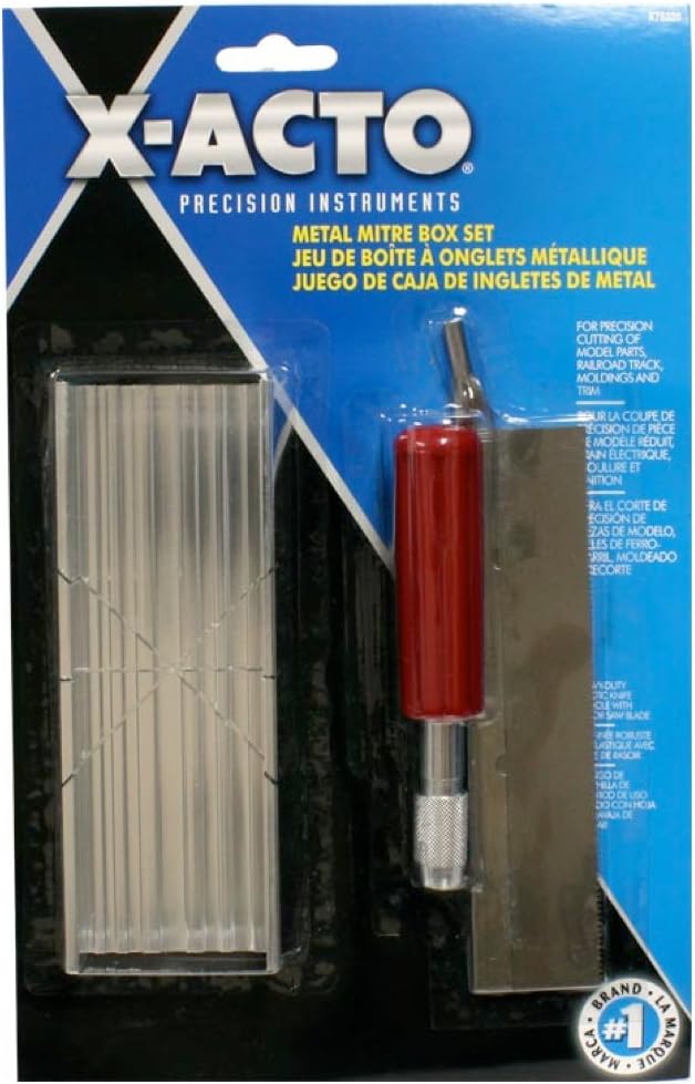 SMALL MITRE BOX SET X75320 : Amazon.co.uk: DIY & Tools