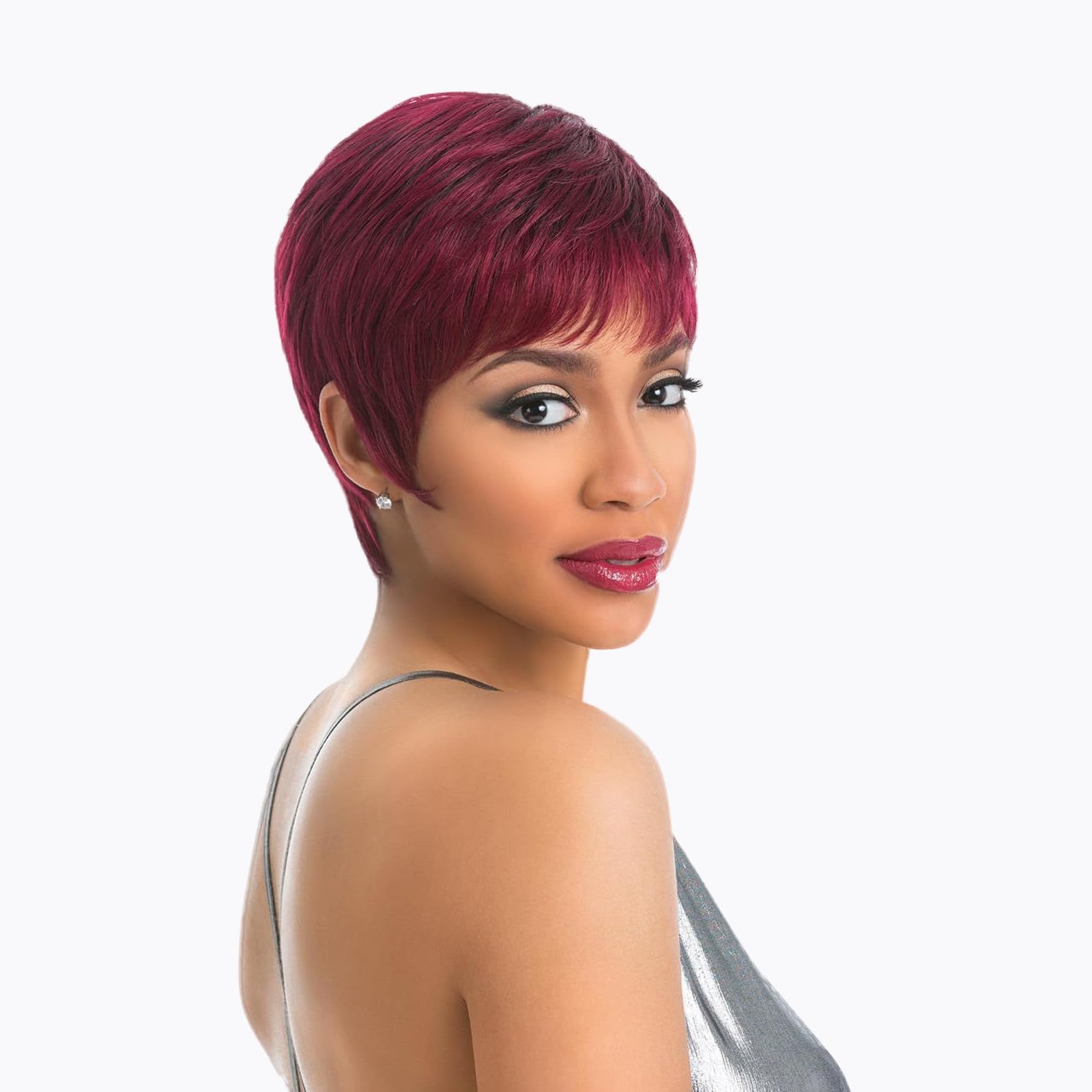 Amazon.com : YOUKNOWIG Pixie Cut Straight Short Bob Wig for Black Women ...