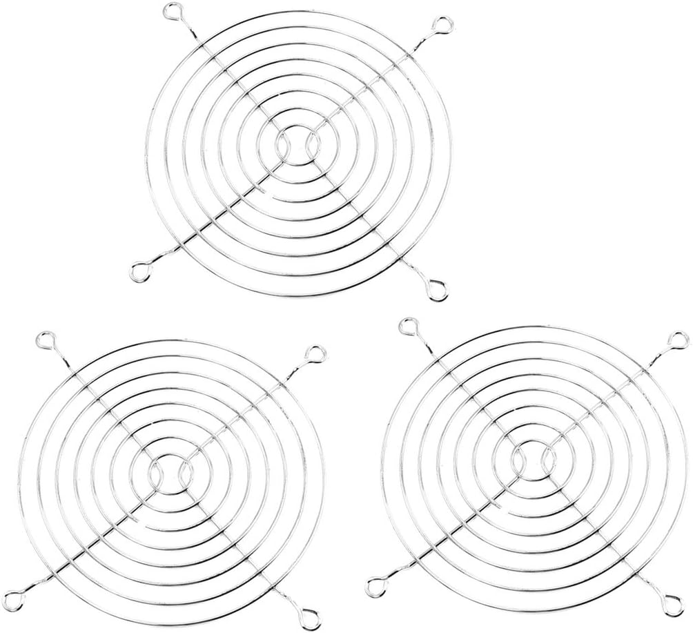 Amazon.com: uxcell Metal Fan Guard Protective Grill Case 113mm 4.4 Inch ...