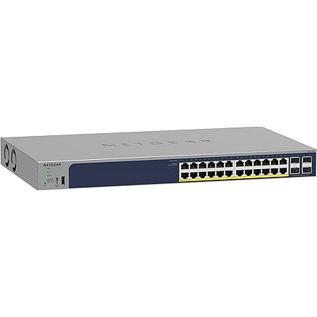 Amazon.com: NETGEAR 28-Port Gigabit Ethernet Smart Managed Pro PoE ...