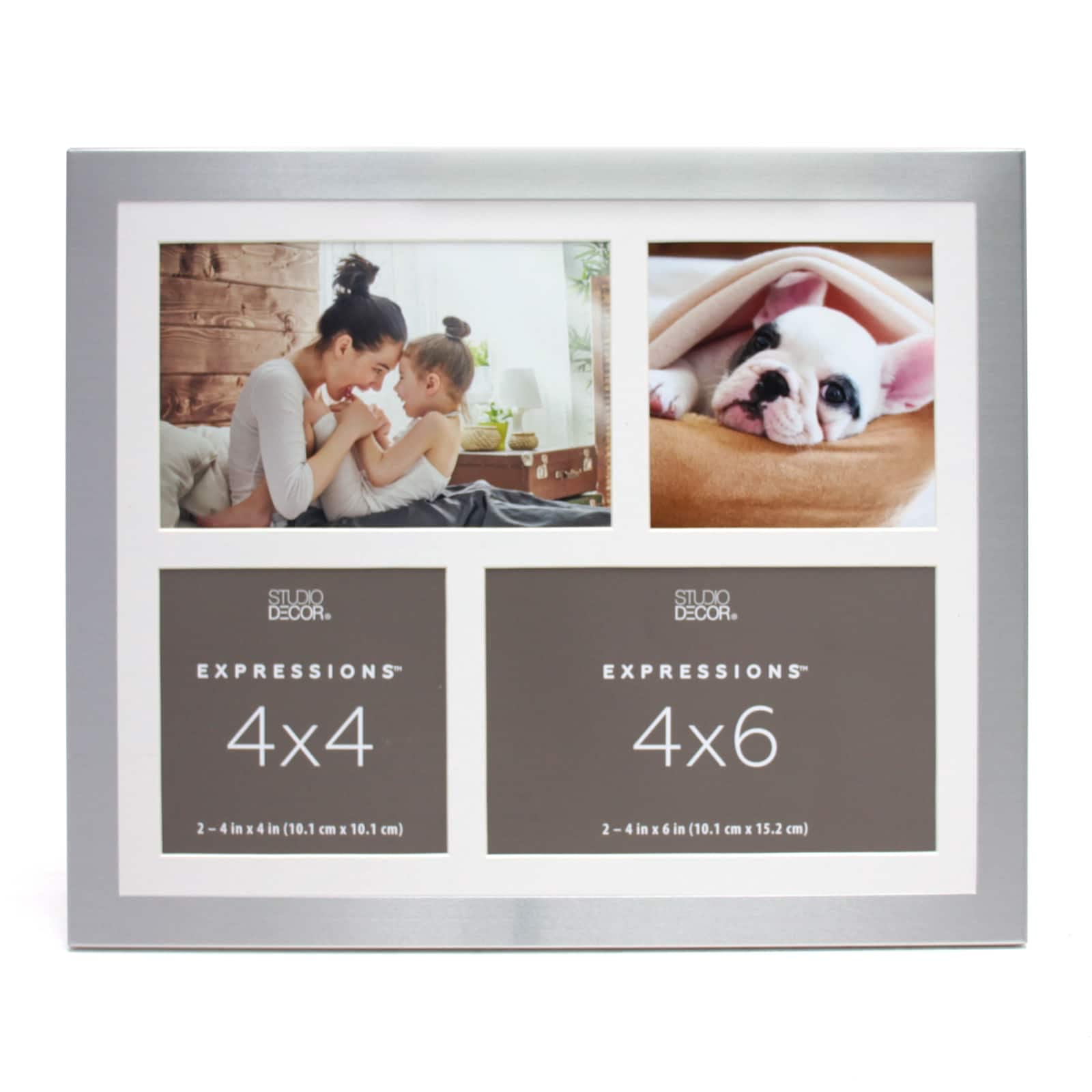 Amazon.com - 4 Opening Silver Collage Frame, Expressions™ by Studio Décor®