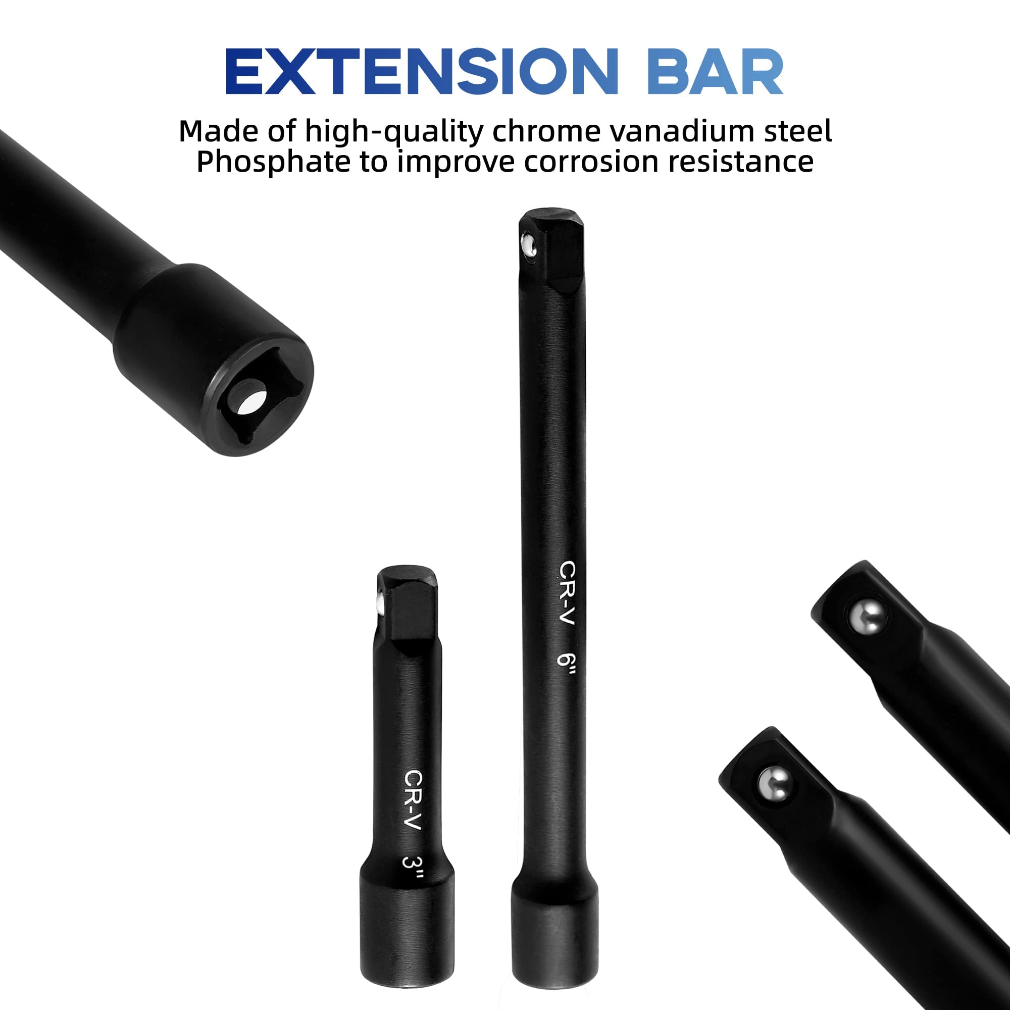 Snapklik.com : Reniteco 48-Piece 3/8 Drive Socket Set, SAE